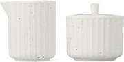 Set cukřenky a konvičky na mléko Ora Gloss – Salt&amp;Pepper