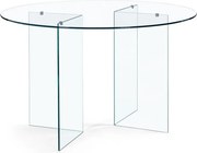Skleněný kulatý jídelní stůl ø 130 cm Iride – Bizzotto