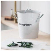 Plechový kompostér Chalk 3,5 l Garden Trading