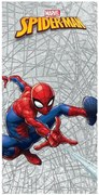 Bavlněná plážová osuška Spiderman - motiv Pavučina - 100% bavlna - 70 x 140 cm