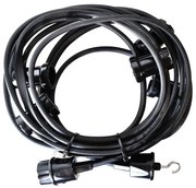 LED světelný řetěz, 17m, (bez žárovek), háček, b
