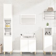 3dílný set koupelnového nábytku bílý kompozitní dřevo 3185581