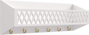 Bílý nástěnný dětský věšák 75x25 cm Harlequin – Cam Cam Copenhagen