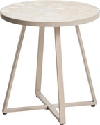 Kulatý zahradní stolek s keramickou deskou ø 45 cm Tella – Kave Home