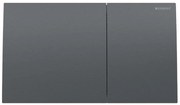Geberit Sigma70 - Ovládání splachování, easy to clean, kartáčovaný černý chrom 115.622.QD.1