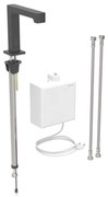Geberit Brenta - Elektronická umyvadlová baterie, síťové napájení, easy to clean, matná černá 116.172.14.1