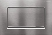 Geberit Sigma10 - Ovládací tlačítko splachování, kartáčovaný chrom/chrom 115.893.KX.1