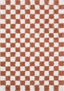 Krémový/v terakotové barvě koberec 160x230 cm Grida – ESTE