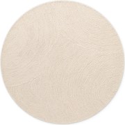 Hanse Home, Kusový koberec Calmio 106220 Natural White kruh, 150x150 (průměr) kruh, bílá, ložnice
