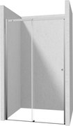 Deante Kerria Plus, posuvné sprchové dvere do otvoru, 130cm, chrómová, DEA-KTSP013P
