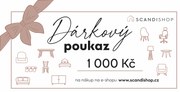 Dárkový poukaz na 1000 Kč Forma poukazu: Elektronický