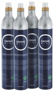 GROHE 40422000 - Karbonizační lahev GROHE BLUE 425 g CO2 (4 ks) nerez