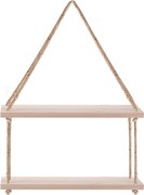 Tutumi Tutumi, závěsná police 36x60x15 cm JZWJ05, přírodní dřevo, HOM-02807
