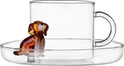 Ichendorf Milano designové šálky na čaj Dogs Tea Cup With Saucer Golden Retriver