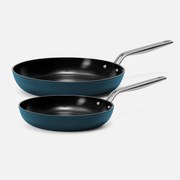 Fabini Sada pánví Meda 4.0, ø 26 cm + ø 30 cm, 2 díly - Nepřilnavé pánve s keramickým povrchem, modré