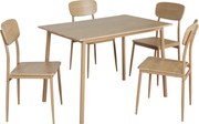Jídelní set 1+4, dub přírodní, LAMIR