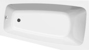 Aqualine Aqualine, BEROUNKA vana 160x90x41cm, pravá, bílá, A1691