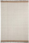 Krémový ručně tkaný vlněný koberec 200x300 cm Brina – Kave Home