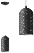 Toolight Betonová závěsná stropní lampa APP997-1CP B BLACK