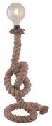 Leuchten Direkt 15480-18 - Stolní lampa ROPE 1xE27/60W/230V