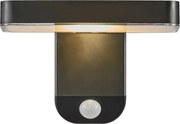 NOR 2118161003 Rica Square venkovní nástěnné solární svítidlo černá - NORDLUX