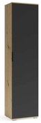 Předsíňová skříň Walker 50 cm, dub artisan / antracit