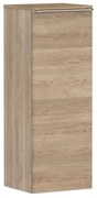 Hansgrohe Xelu Q - Boční skříňka 40x107x35 cm, 1 dvířka, panty vlevo, přírodní dub/chrom 54129000