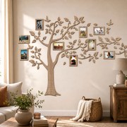 dřevo života Dřevěný fotorámeček na více fotek VÍTR Zvolte barvu dekoru: Dub Sonoma, Zvolte velikost celého fotorámečku (cm): 190x128