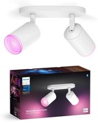 Philips - LED RGBW Stmívatelné bodové svítidlo Hue FUGATO 2xGU10/4,2W/230V bílá