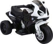 HOMCOM Dětská elektrická motorka BMW S1000RR s hudbou a světlomety, elektrická motorka pro děti 18-36 měsíců, černá | Aosom