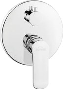 Invena Siros, podomítková 2-výstupová baterie (těleso+krytka), chromová, INV-BP-90-CO2-A