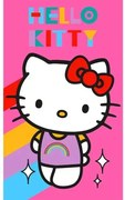 Dětský froté ručník Hello Kitty Rainbow 30x50 cm