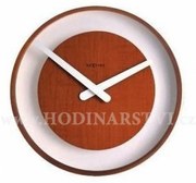Hodiny NEXTIME 3046br 30cm Wood loop