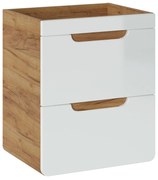 Comad Koupelnová skříňka pod umyvadlo Aruba White 50 dub craft/bílá