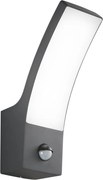 FAN LED-SAIL-APS-ANT Nástěnné svítidlo LED SAIL se senzorem hliník difuzor antracit IP65 CCT 3000-4000 K 80x160x245 mm - FANEUROPE