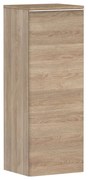 Hansgrohe Xelu Q - Boční skříňka 40x107x35 cm, 1 dvířka, panty vlevo, přírodní dub/matná bílá 54129700