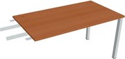 Hobis Kancelářský stůl řetězící do úhlu Hobis US 1400 RU, deskaakát, bílá RAL 9016
