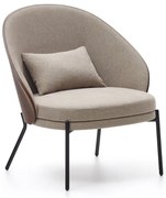 Světle hnědé křeslo Eamy – Kave Home