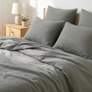 Mušelínové povlečení Grey Velikost: 140 x 200 + 70 x 90