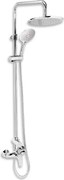 Novaservis Sprchové soupravy - Sprchový set s baterií, horní připojení sprchy, chrom, SET068/57,0