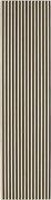 Dřevěný akustický panel, 2400 x 600 mm, B2BP006, dub mořený