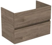 Ideal Standard Eurovit+ - Umyvadlová skříňka, 55x80x44 cm, 2 zásuvky, ořech R0263Y9