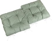 Bellatex Sedák Adéla prošívaný SET 2ks 40x40 cm Khaki