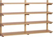Patrová police v dekoru dubu v přírodní barvě 120 cm Long – Hübsch