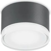 ILUX 168111 Venkovní stropní a nástěnné svítidlo Ideal Lux Urano PL1 small antracite 168111 antracitové 12cm IP44 - IDEALLUX