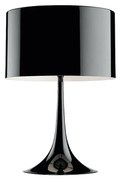 Flos F6610030 Spun Light T1, černá designová stolní lampa, 1x150W E27, výška 57,5cm