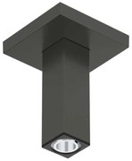 Hansgrohe - Sprchové rameno stropní, 11 cm, kartáčovaný černý chrom 24338340