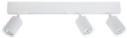 Stropní svítidlo Magnet, 3x bílé kovové stínítko + 1x LED 5W, w