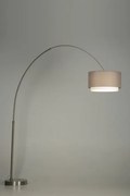 Stojací oblouková lampa Adamo Soffito Taupe