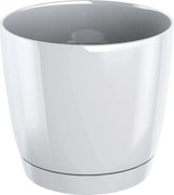 PRO Květináč COUBI ROUND P s miskou bílý 10cm